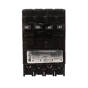 Siemens Q24040CT2 Two 40-Amp Double Pole Circuit Breaker