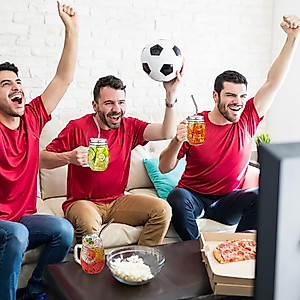 Hiceeden 8 Pack Glass Mason Jars with Lids and Straws, 16 Oz Mason Jar Drinking Glasses with Handle, Mason Mugs Cups with Honeycomb Pattern for Juice, Iced Coffee, Milk Tea, Smoothie, Cocktail