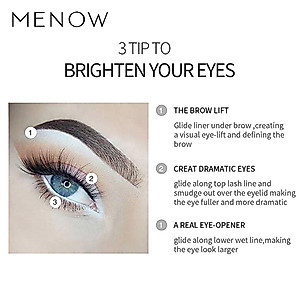 Lbaby Eyeliner Pencil Professional Highlighter Eye Liner Pen Waterproof Long Lasting Eyeliner Eye Brighten Makeup Tool for Women Ladies