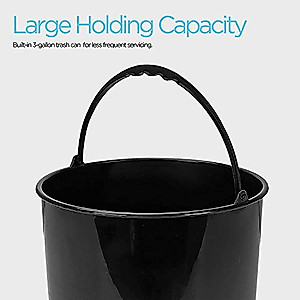 CAYNEL Floor Standing Wipe Dispenser with Built-in Trash Receptacle, Stainless Steel for Gyms, Schools, Commercial Facilities