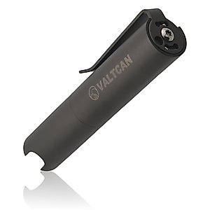 Valtcan Toothpick Holder Titanium Salt Dispenser Canister Keychain Pocket Valt_E3 Portable Design for Travel EDC Ultra Lightweight Reusable Compact & Convenient On-the-Go Metal Case