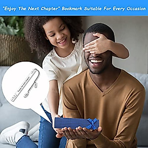 2022 Graduation Gifts Bookmark for Her Him - Enjoy The Next Chapter Bookmark for Book Lovers, High School Graduation Gifts for Her 2022, Class of 2022 Birthday Grad Gifts in Bulk for Women Men