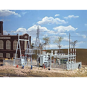Walthers Cornerstone Series Kit HO Scale Northern Light & Power Substation & Accessories