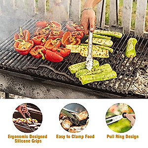 Morole Griddle Accessories Kit, 10PCS Flat Top Grill Accessories Set for Blackstone, Stainless Steel BBQ Accessories with Griddle Spatula, Griddle Scraper, Chopper, Bottles, Cleaning Set, Tong