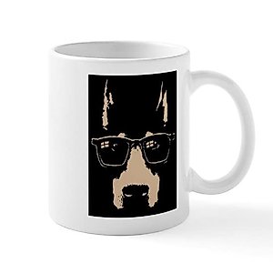 CafePress Dobe Glasses Mug Ceramic Coffee Mug, Tea Cup 11 oz