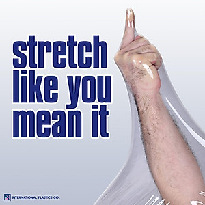 International Plastics (R) Industrial Mini Stretch Wrap Film with Handle 5" 1000 ft 80 Gauge for Pallet Wrap, Moving Supplies Stretch Wrap & Shrink Wrap Cling Packaging Heavy Duty (2)