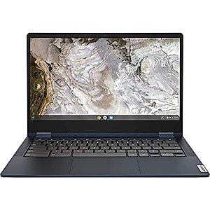 Lenovo Chromebook Flex 5i 13.3" FHD IPS Touchscreen 2-in-1 Laptop 2022, 11th Dual-Core Intel i3-1135G4, 8GB DDDR4, 128GB NVMe SSD, UHD Graphics, USB-C, Wi-Fi 6, Backlit Keyboard, COU 32GB USB Drive