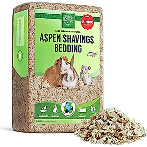 Small Pet Select Premium Natural Aspen Bedding, Animal Bedding for Small Indoor and Outdoor Pets, Made in The USA, Jumbo Size 141 L Pack