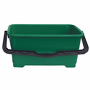 Unger QB220 Pro Bucket, 6gal, Plastic, Green