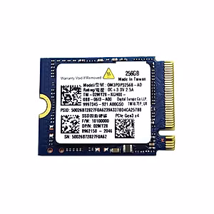 Solid State Drive 9997345-921.A00GSO Compatible Replacement Spare Part for Kingston 0M3PDP3256B-AD 256GB M.2 2230 NVMe PCIe Gen3 x4 SSD
