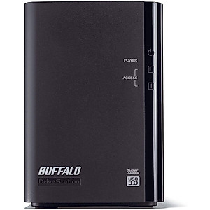 BUFFALO DriveStation Duo 2-Bay 4TB (2x2TB) TAA Desktop External Hard Drive USB 3.2