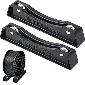 Weewooday 3D Printer Filament Spool Holder Filament Holder Fits All Spools of Any Size and All Types for PLA/ABS/TPU/Other 3D Printing Materials(1 Set)