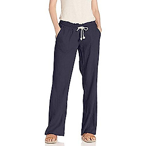 Roxy Women's Oceanside Pant, Mood Indigo, XL