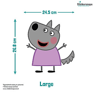 Peppa Pig's Friends Wall Stickers Set (Large Size) | Official Peppa Pig Wall Stickers Range