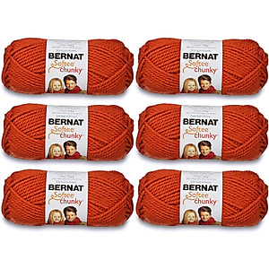 Bernat Softee Chunky Yarn (6-Pack) Pumpkin 161128-28630