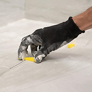 QEP LASH Tile Leveling System, Part A, Clips for 1/16" Grout (300 Pack), White