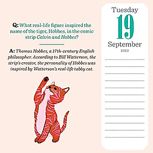 Cat Trivia Page-A-Day Calendar 2023: Cat Quotes, Paw-some Jokes, True or False, Owner's Tips, Famous Cats, Know Your Breeds, and More!