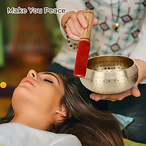 Zap Impex Beautiful New Hand Hammered Brass Singing Bowl Tibetan Meditation Yoga Singing Bowl 4 Inch