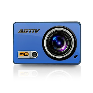 Gear Pro Sports Action Camera - HD 1080P Mini Camcorder w/ WiFi, 8 MP Cam, LCD Screen USB SD Card HDMI, Battery - Waterproof Case, USB Cable, Suction Cup Handlebar Helmet Mount - Pyle GDV288BL (Blue)
