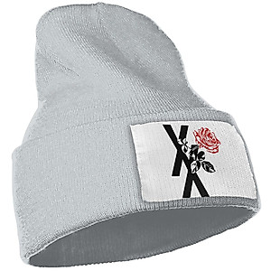 Knit Hat Beanie Cap Casual Skull Caps Hip-Hop Hats Multifunctional Headwear Unisex Gray