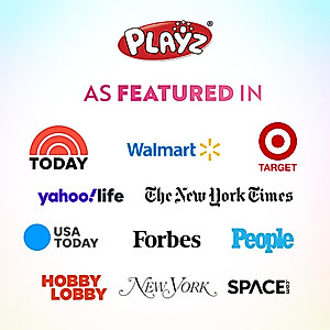 Playz Ball Pit Princess Castle Play Tent for Girls w/ 50 Balls Included - Pop Up Children Play Tent for Indoor & Outdoor Use - Playland Playhouse Tent w/ & Glow in The Dark Stars & Zipper Storage Case