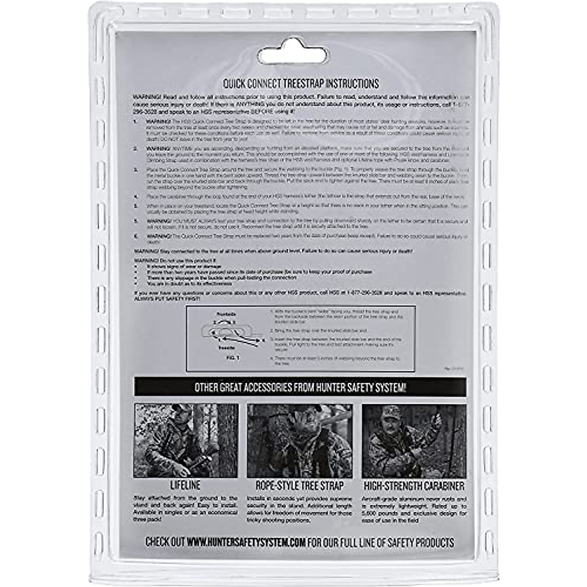 Hunter Safety System Quick Connect Strap