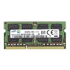 Samsung 8GB PC3L-12800S DDR3-1600 2RX8 Non-ECC SODIMM Memory M471B1G73DB0-YK0