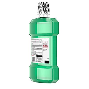 Listerine Freshburst Antiseptic Mouthwash with Germ-Killing Oral Care Formula to Fight Bad Breath, Plaque and Gingivitis, 1.5 L