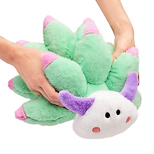 2024 Leaf Sheep Plush, 12" Sea Slug Plushies Toy for Fans Gift, Soft Leaf Slug Stuffed Animal Pillow for Kids and Adults