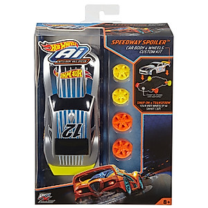 Hot Wheels Ai Speedway Spoiler Car Body & Wheels Custom Kit