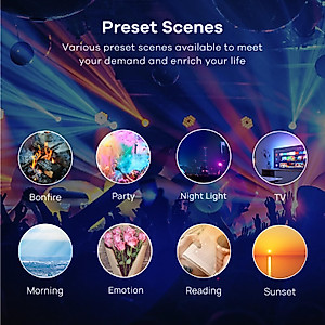 Linkind Smart Light Bulbs, Smart Bulb That Work with Alexa & Google Home, LED Light Bulbs Color Changing, A19 E26 2.4Ghz WiFi Light Bulbs Dimmable 60W,6 Pack