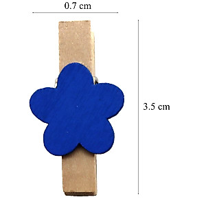 EastyGold Photo Clips Peg Pins Paper Clamp Hanging Spring Flowers Clips Clothespins Wooden Mini Laundry Clothes Natural Wood Push Pins 50 Pack 35mm for Craft Decoration