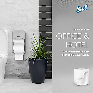 Scott® Essential Coreless High-Capacity Standard Roll Bulk Toilet Paper (04007), 2-Ply, White (1,000 Sheets/Roll, 36 Rolls/Case, 36,000 Sheets/Case)