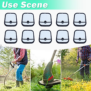 Adefol 8 x 528074701 Air Filter for RedMax Red Max BCZ230TS BCZ2450S BCZ2460S BCZ260TS BCZ2650S BCZ2660TS Husqvarna 426LST 430LS Trimmer Brushcutter