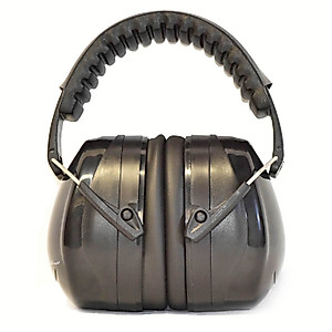 G & F Products 12010BL Highest NRR Safety Muffs-Professional Defenders Adjustable Headband Ear Protection, Shooting Hearing Protector Earmuffs Fits Adults to Kids, one Size, Black