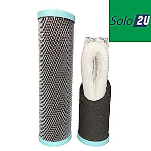 Envig Solo 2U Under Sink Water Filter, Direct Connect, 0.01 Micron Ultrafiltration Composite Filter, Standard Filter Housing