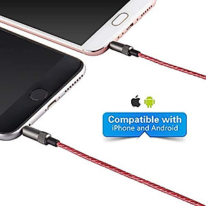 Saipomor Sol Republic V10 Extension Cable with Remote Volume and Mic for Sol Republic Master Tracks HD HD2 Sol Republic V8 V12 X3 Headphones (Red)