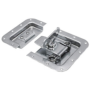 Seismic Audio - SARHW47 - Large Recessed Spring Loaded Butterfly Latch for Rack Road Case Stainless