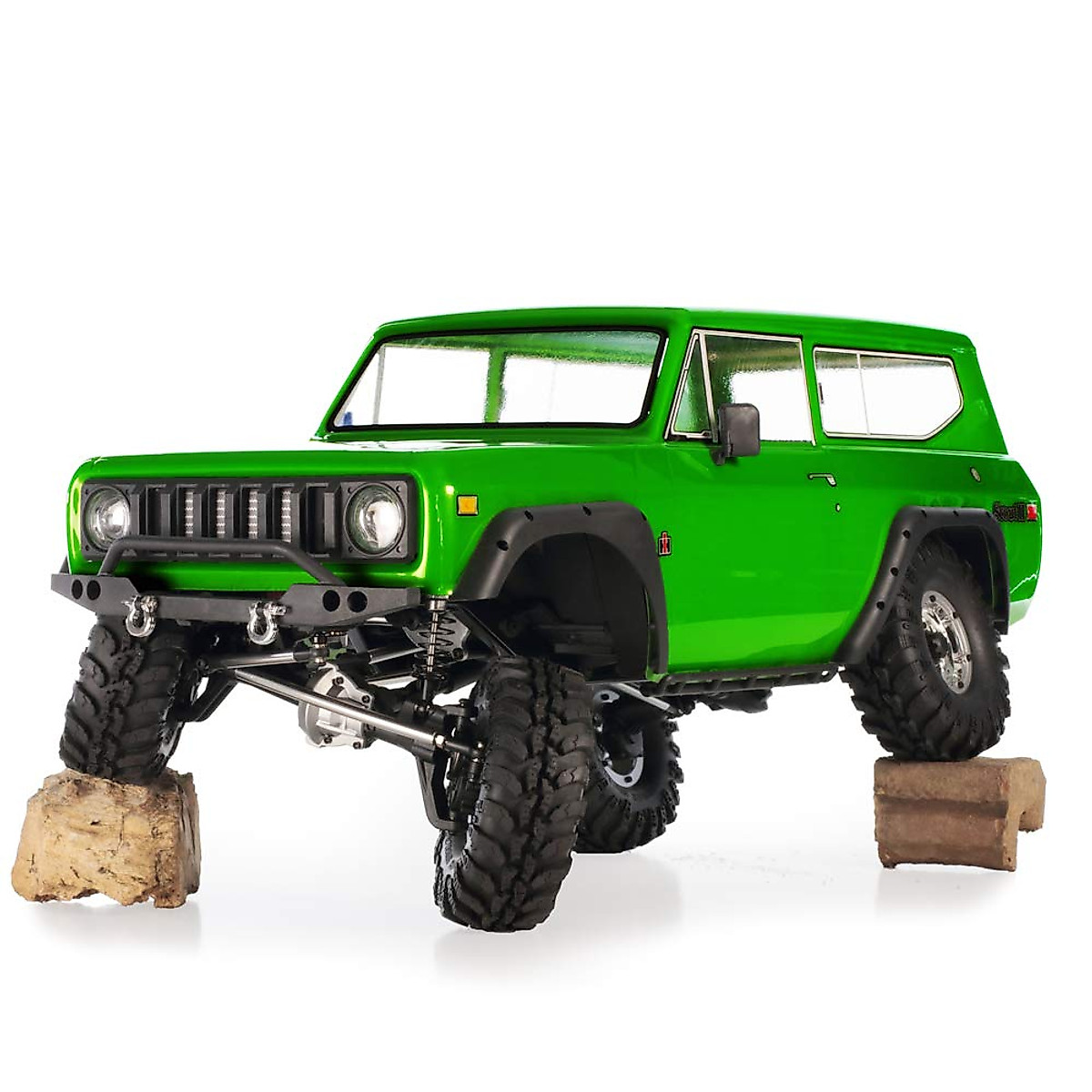 Redcat Racing Gen8 V2 International Scout II 1/10 Scale Rock Crawler Scale Truck, Green, GEN8-V2-GREEN
