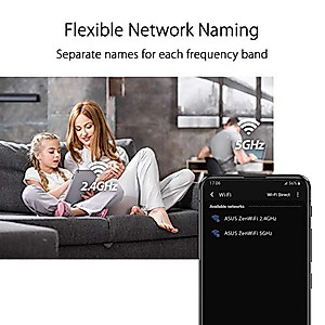ASUS ZenWiFi AX Mini (XD5) Dual-band Whole Home Mesh WiFi System (3 Pack), WiFi 6, 802.11ax, up to 5000 sq ft & 5+ rooms, AiMesh, Lifetime Internet Security, Parental Controls, Easy Setup