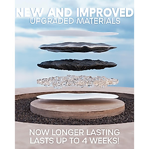 Veken Cat Water Fountain Filters, 4 Pack Replacement Filters & 4 Pack Replacement Pre-Filter Sponges Set for 67oz, 95oz, 135oz Automatic Pet Fountain Dog Water Dispenser