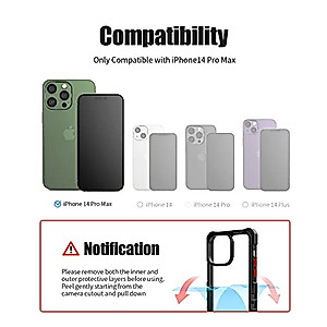 GOOSPERY Z Bumper Crossbody Compatible with iPhone 14 Pro Max Case [Strap Included] Shock Absorbing Dual Layer Structure TPU Edge Crystal Clear PC Cover with Shoulder Strap Outdoor Design, Black