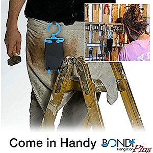 Bondi Plus Flex Phone Holder and Stand - Adjustable Flexible Silicone Case Hanging Mount for Car Bike and Desk up to 6.75" Large Cell Phones - iPhone Xs XR 11 SE - Samsung Galaxy S10 S20 – Black