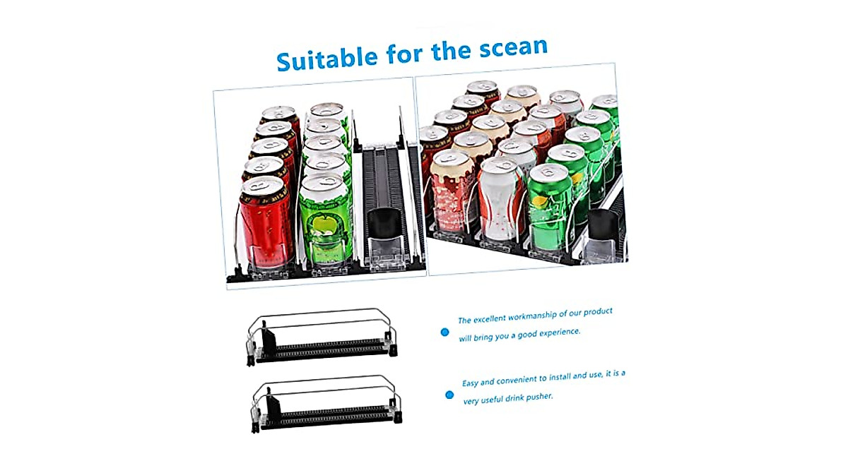 ULTECHNOVO 4-Piece Drink Propeller Organizer for Fridge & Vending