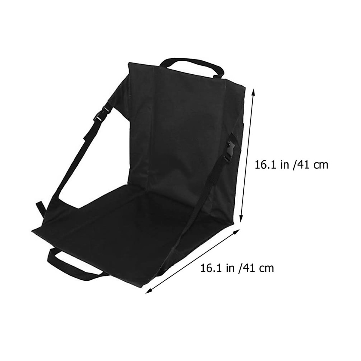 BESPORTBLE Folding Cushion Folding Chairs for Outside bleacher Seats with Backs and Cushion Wide Foldable Garden Camping Chair Lawn Chair Stadium Chair Dropshipping Oxford Cloth Picnic Chair