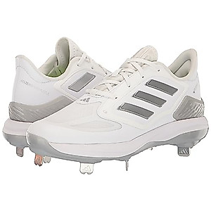 adidas womens Adizero Purehustle 3 Elite White/Silver Metallic/Silver Metallic 9
