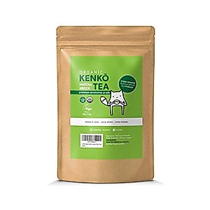 KENKO Matcha Green Tea Powder [USDA Organic] Ceremonial Grade, Authentic, First Harvest, Quality Japanese Matcha for Better Health & Energy. 50 Servings in a 100g [3.5oz] Bag