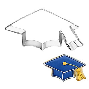 Graduation Cap Cookie Cutter-3.5 inch-Biscui Cutters for 2022 Graduation Celebration Party