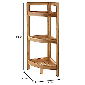 3-tier Corner Bathroom Shelf (9.05 X 9.05 X 24.4")