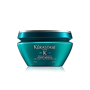 Kerastase Resistance Therapiste Hair Mask | Repairing Cream for Weak, Over-Processed and Damaged Hair | Strengthens and Deeply Nourishes | Protects Against Breakage | For Weak Hair | 6.8 Fl Oz